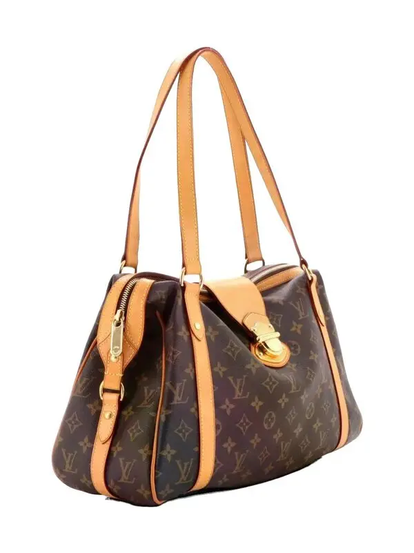 LOUIS VUITTON Stresa Pm Monogram Canvas Shoulder Bag - Brown