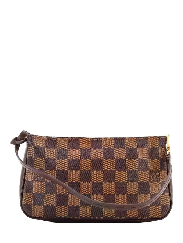 LOUIS VUITTON Navona Pochette Accessoires Damier Clutch Bag - Brown