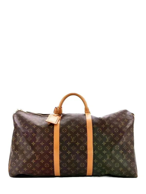 LOUIS VUITTON Keepall Monogram Canvas 60 Travel Bag - Brown