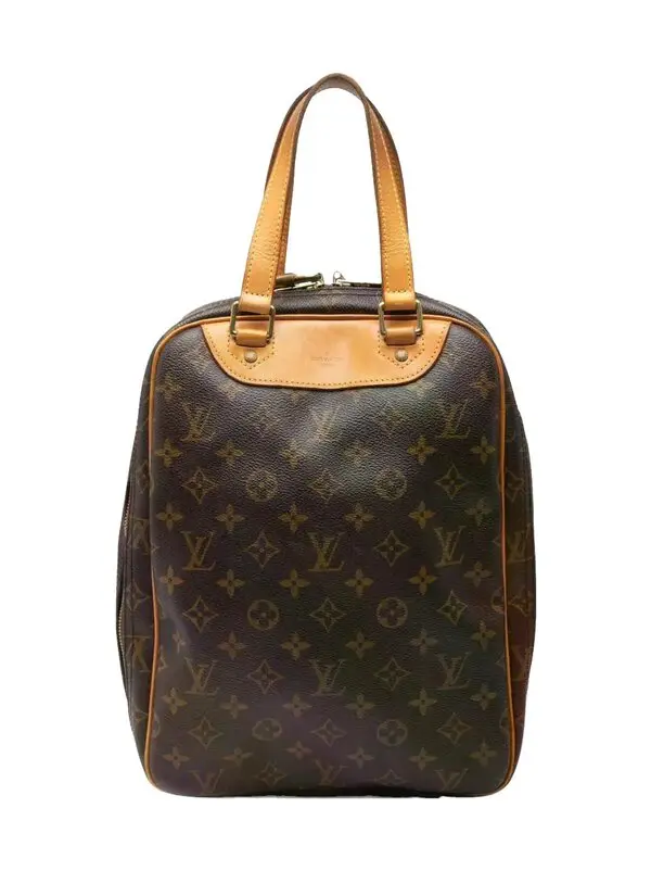 LOUIS VUITTON 1998 Monogram Excursion Handbag - Brown