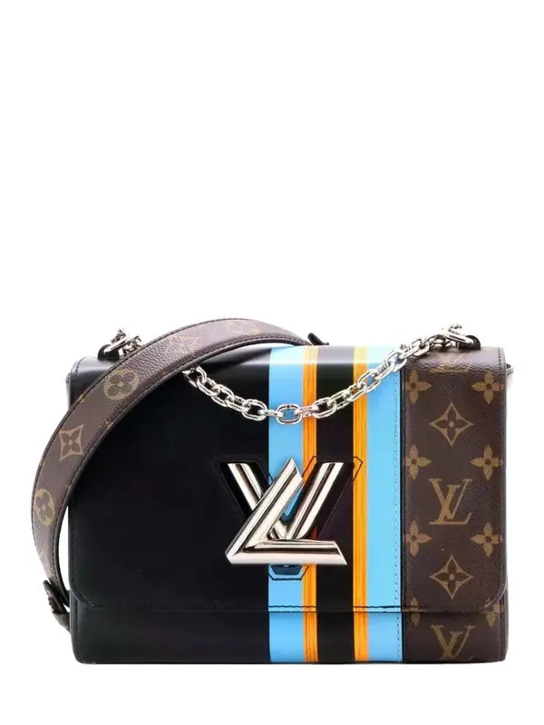 LOUIS VUITTON Twist Mm Limited Edition Monogram Crossbody Bag - Black