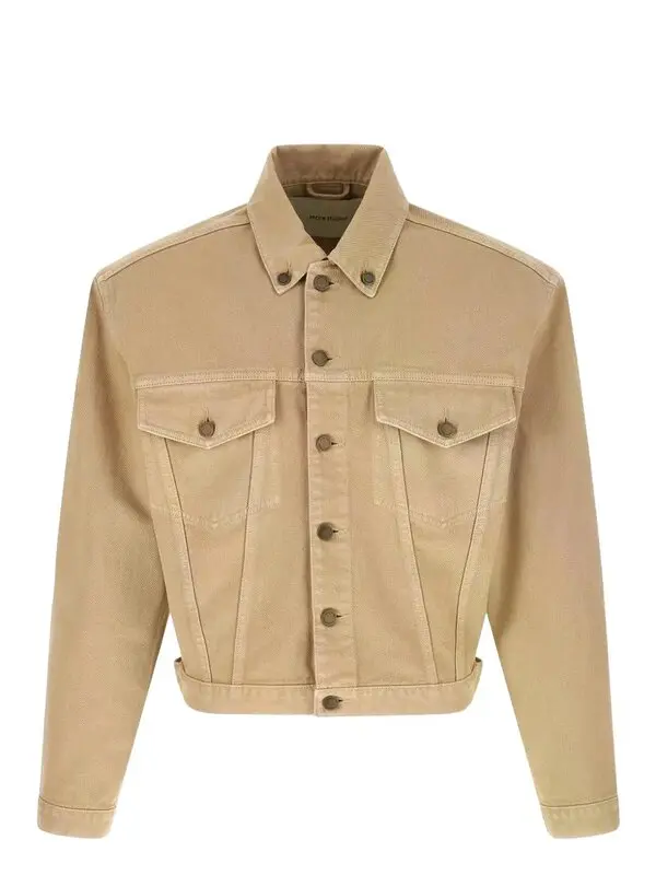 ENTIRE STUDIOS Flap-pocket Denim Jacket - Neutrals