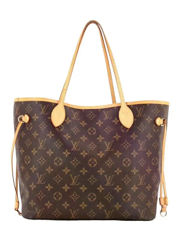 LOUIS VUITTON Neverfull Monogram Canvas Mm Tote Bag - Brown