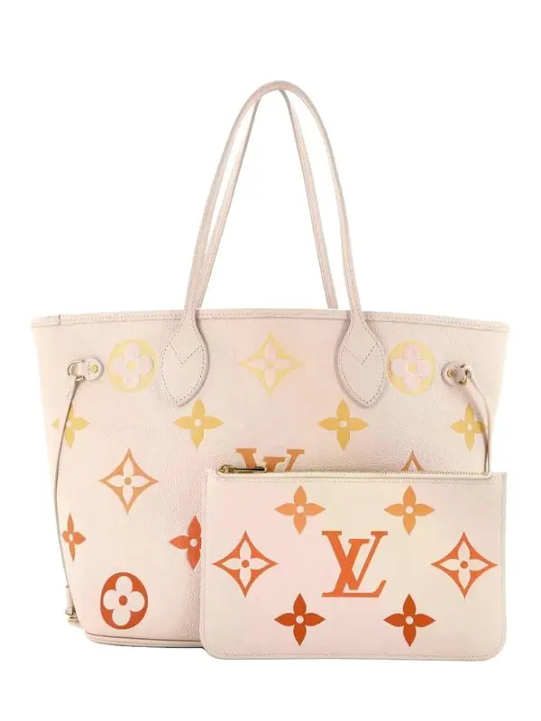LOUIS VUITTON Neverfull Mm Tote Bag - Neutrals