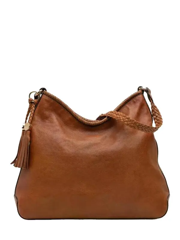 Gucci Leather Marrakech Shoulder Bag - Brown