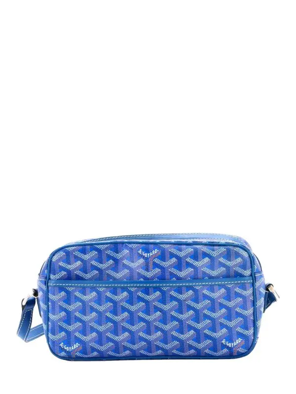 Goyard Cap Vert Coated Canvas Crossbody Bag - Blue