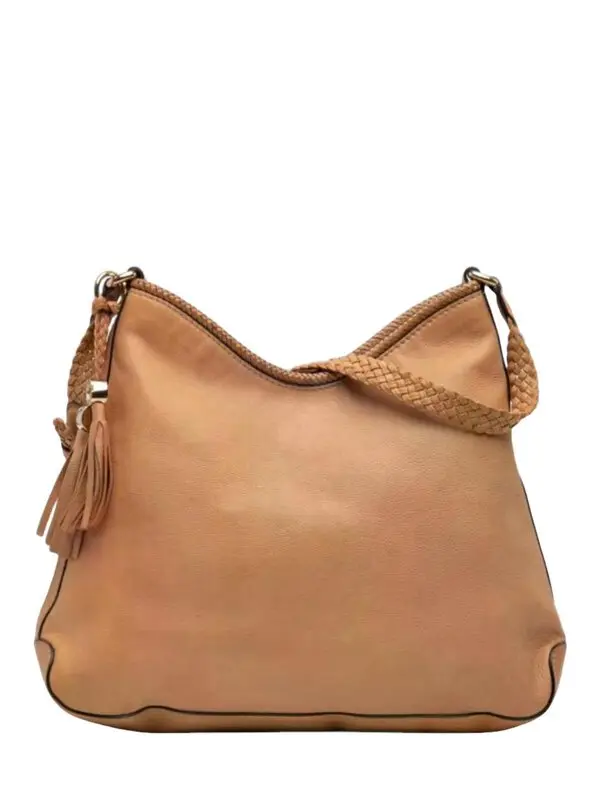 Gucci Leather Marrakech Shoulder Bag - Brown