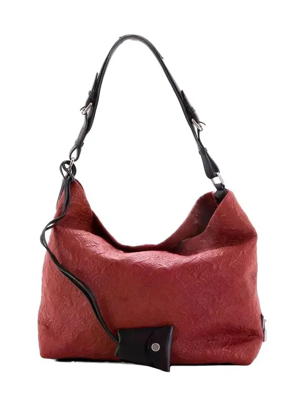 LOUIS VUITTON Antheia Leather Pm Hobo Bag - Red