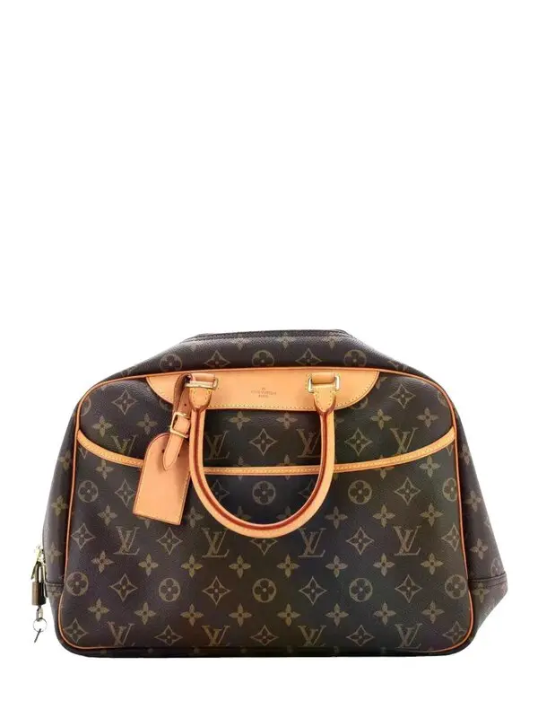 LOUIS VUITTON Deauville Monogram Handbag - Brown