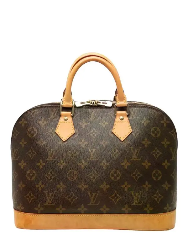 LOUIS VUITTON 2001 Monogram Alma Pm Handbag - Brown