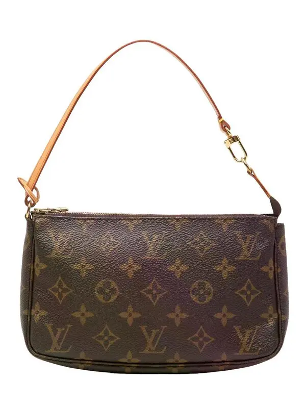 LOUIS VUITTON 2000 Monogram Pochette Accessoires - Brown