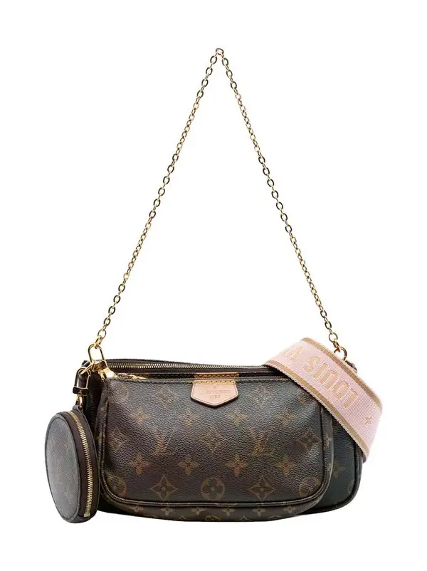 LOUIS VUITTON Monogram Multi Pochette Accessoires Satchel - Brown
