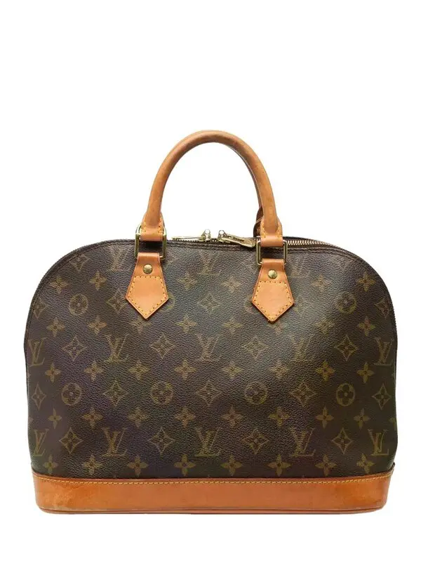 LOUIS VUITTON 2000 Monogram Alma Pm Handbag - Brown