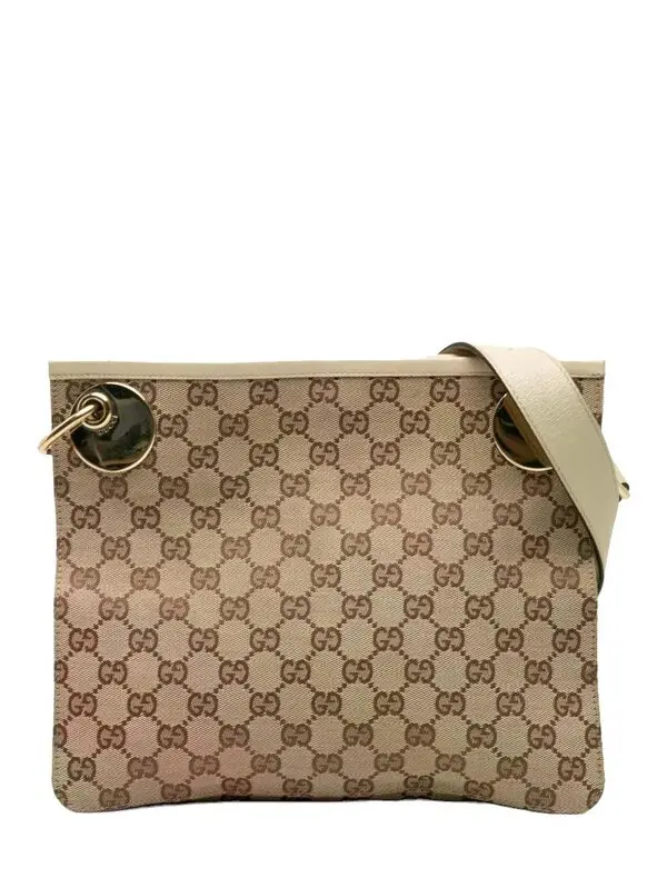 Gucci Gg Canvas Eclipse Crossbody Bag - Brown
