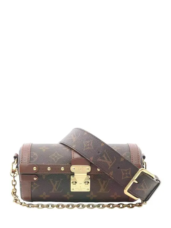 LOUIS VUITTON 2021-2026 Monogram Papillon Trunk Satchel - Brown