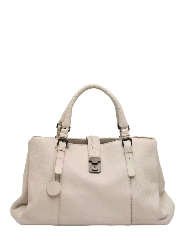 Bottega Veneta Medium Cervo Roma Tote Bag - White
