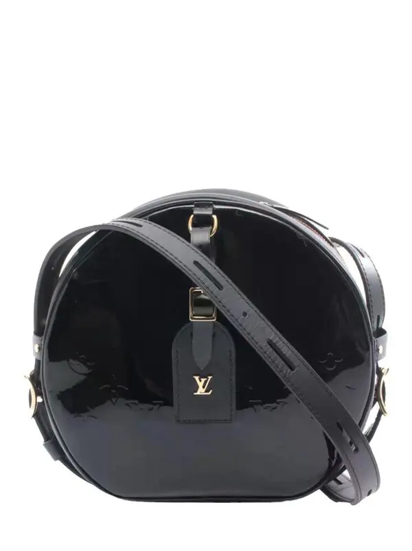 LOUIS VUITTON 2019 Monogram Vernis Boîte Chapeau Souple Mm Crossbody Bag - Black