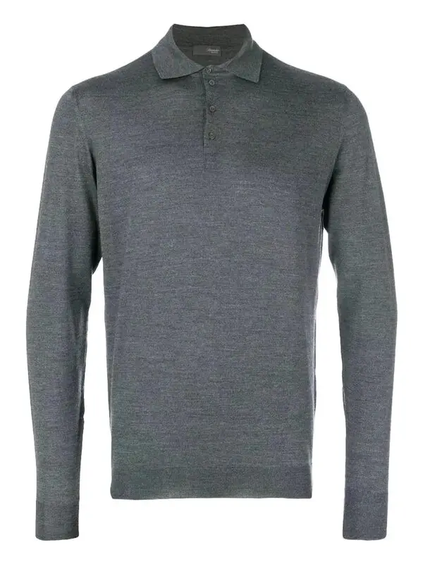 DRUMOHR Button-fastening Polo Shirt - Grey