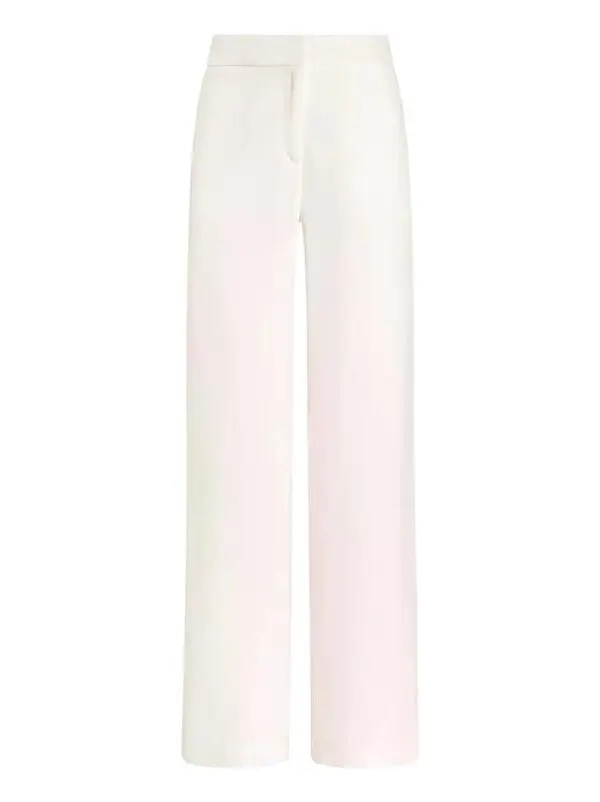 GENNY Wide-leg Trousers - White