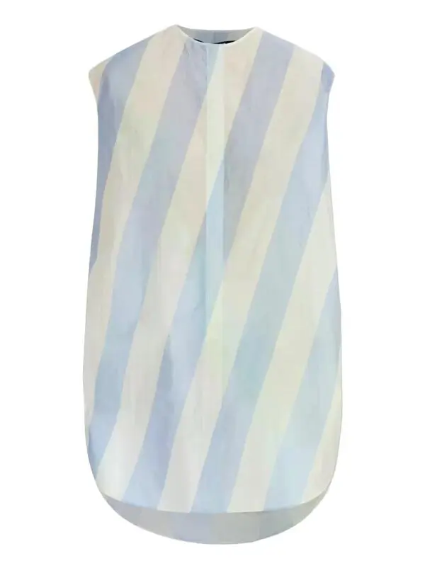Jacquemus Berlingot Striped Minidress - Blue
