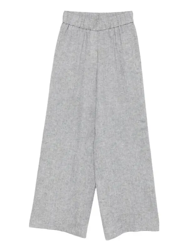 Peserico Elasticated-waistband Trousers - Grey