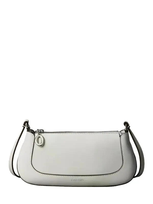Calvin Klein Zip Crossbody Bag - White
