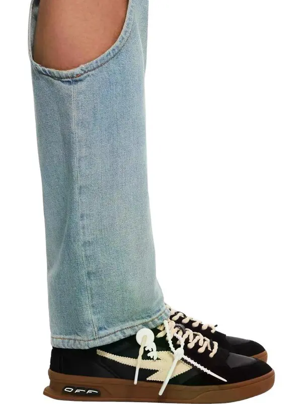 Off-White Slim Lace-up Sneakers - Black