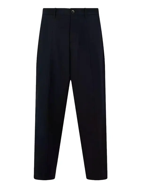 NINE:INTHE:MORNING Button Pleat Trousers - Blue