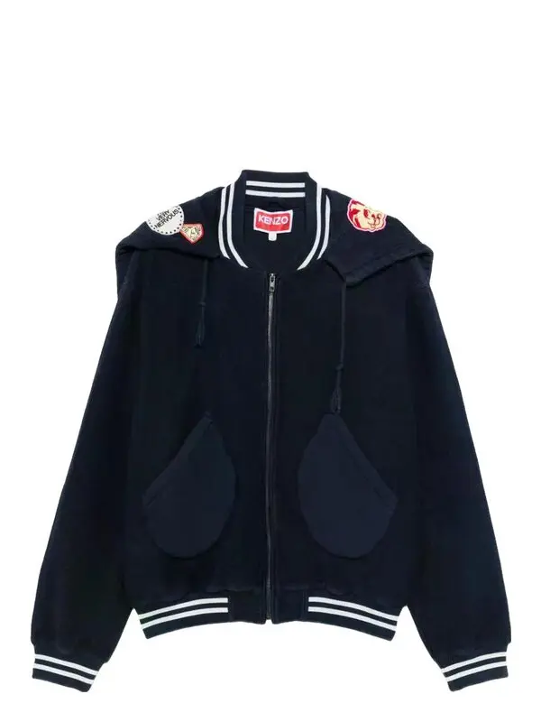 Kenzo Appliqué Jacket - Blue