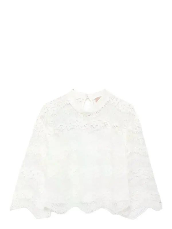 TWINSET Lace Blouse - White