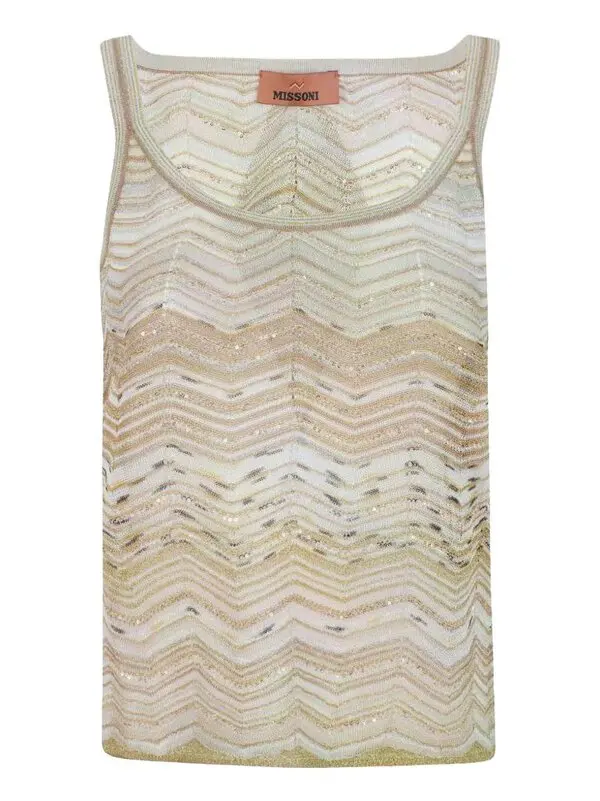 Missoni Zigzag Tank Top - Neutrals