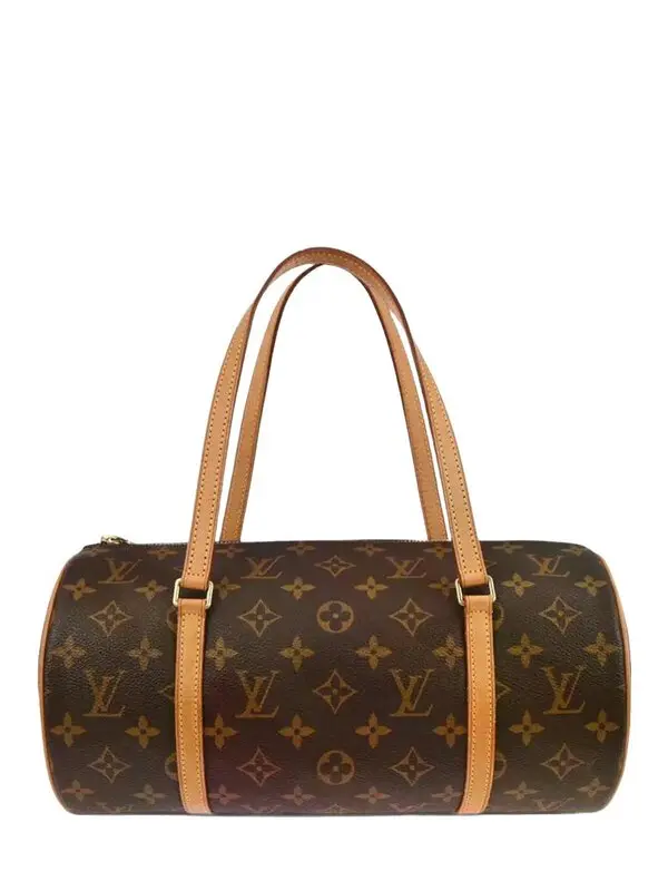 LOUIS VUITTON 2002 Papillon 30 Monogram Tote Bag - Brown