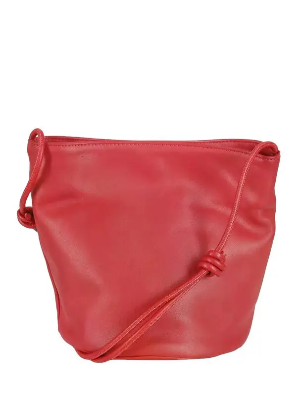 LA PISCINE Knot Detail Shoulder Bag - Red