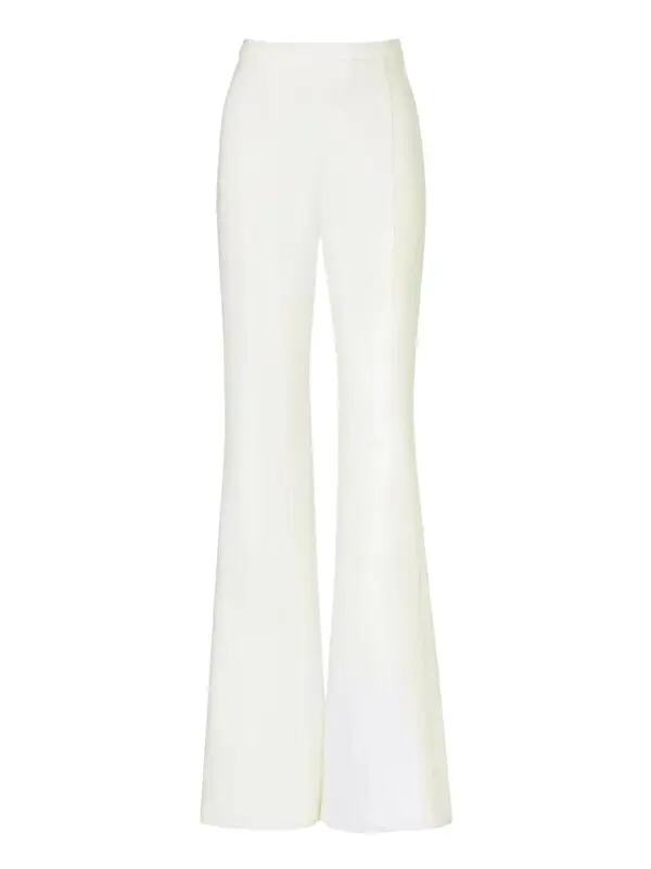 Costarellos Maree Crepe Tailored Trousers - White