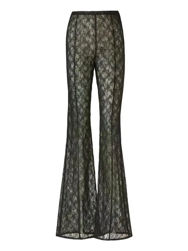 Costarellos Lannie Corded-lace Trousers - Black