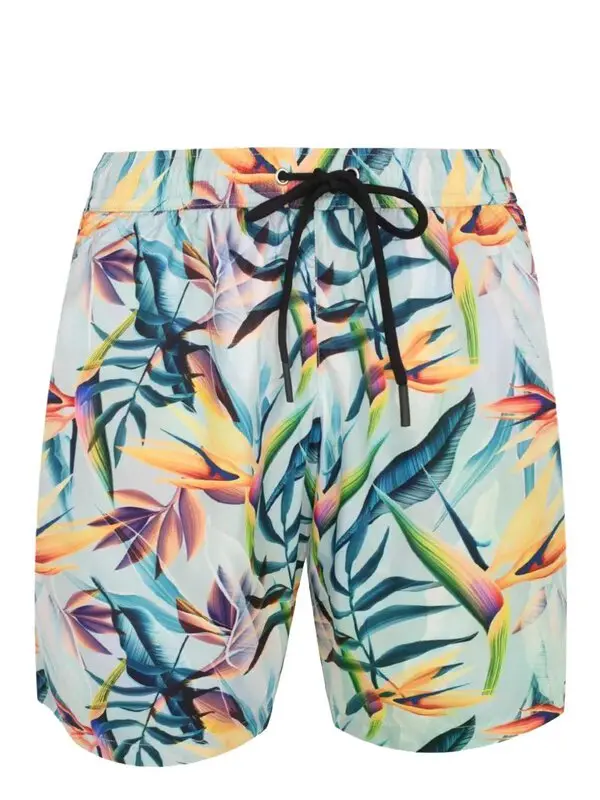 MAUNA KEA Printed Shorts - Blue