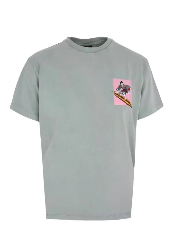 MAUNA KEA Samurai-print T-shirt - Green