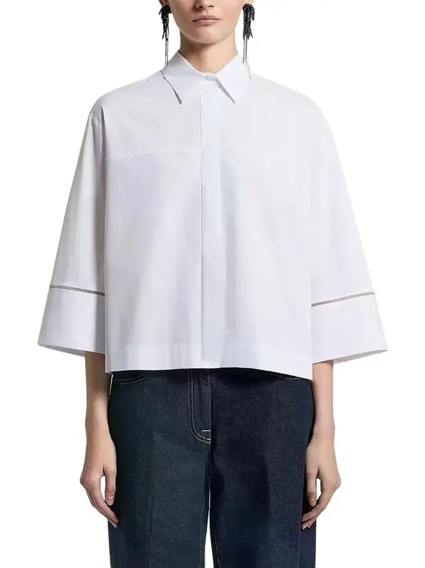 Peserico Embellished Shirt - White