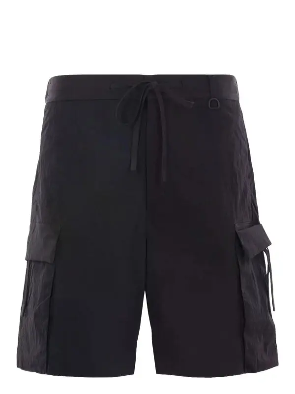 Herno Technical Cargo Shorts - Black