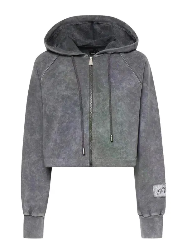 Pinko Zipped Hoodie - Grey