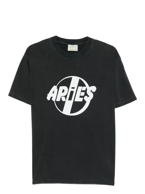 Aries Faded Punk Graphic T-shirt - Black