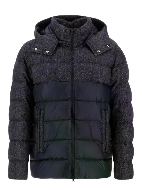 Herno Padded Hooded Jacket - Black