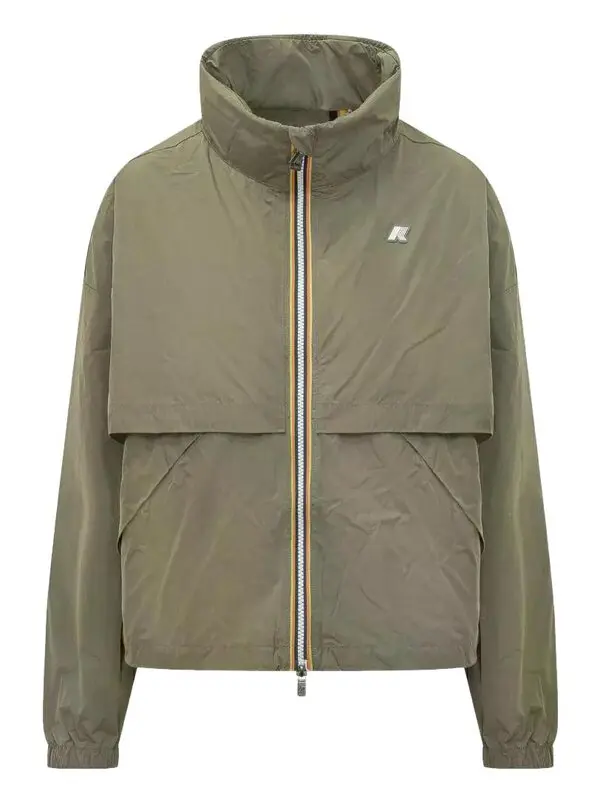 K-WAY Aubette Memory Touch Zip Jacket - Green