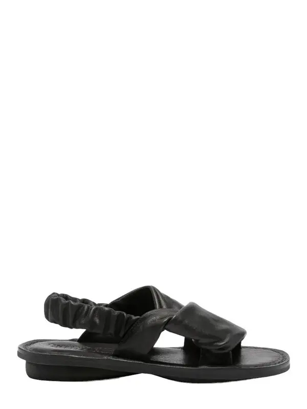 TRIPPEN Embrace Leather Sandals - Black
