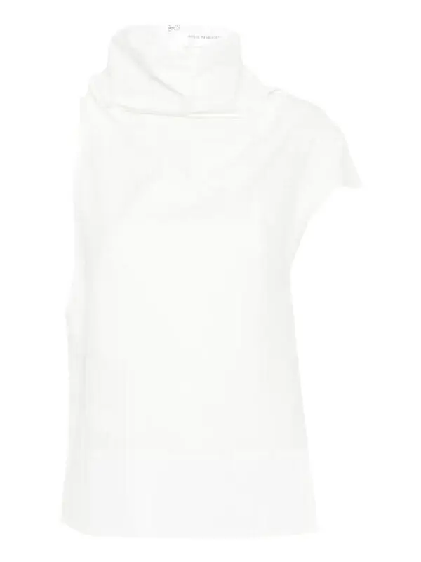 NICCOLO PASQUALETTI Serra High-neck Top - White