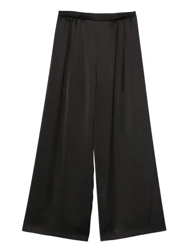 Imperial Elasticated Palazzo Pants - Black