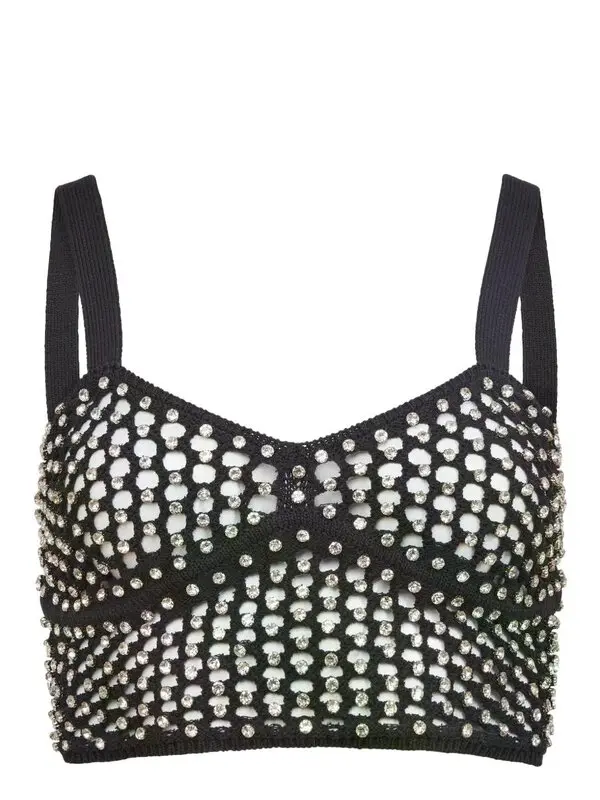 FLEUR DU MAL Embellished Top - Black