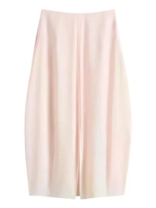 TOTEME Seam-detail Midi Skirt - Pink