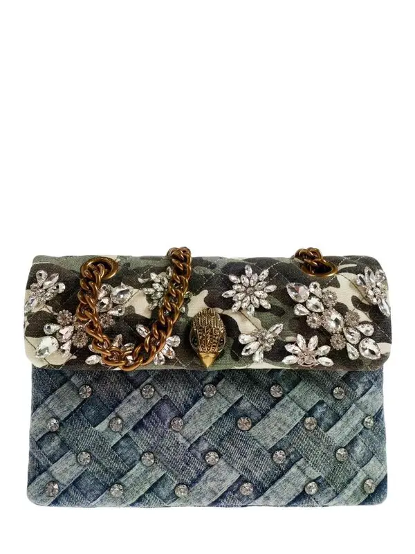Kurt Geiger Embellished Shoulder Bag - Blue