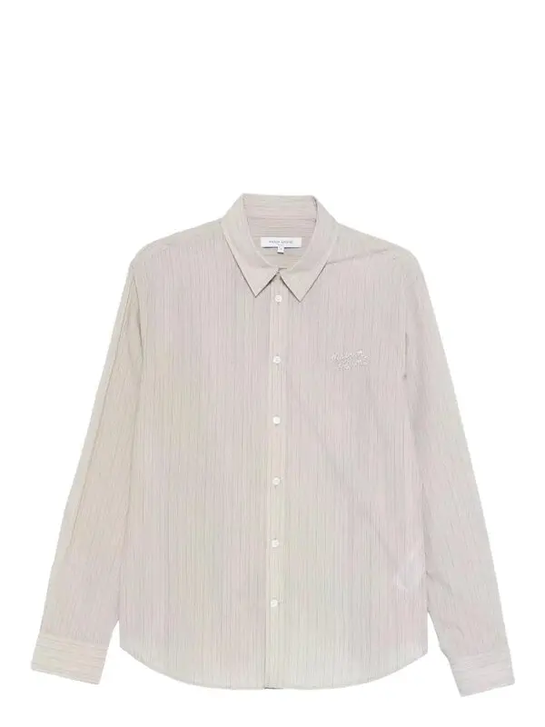 Maison Kitsuné Stripe-pattern Shirt - Neutrals